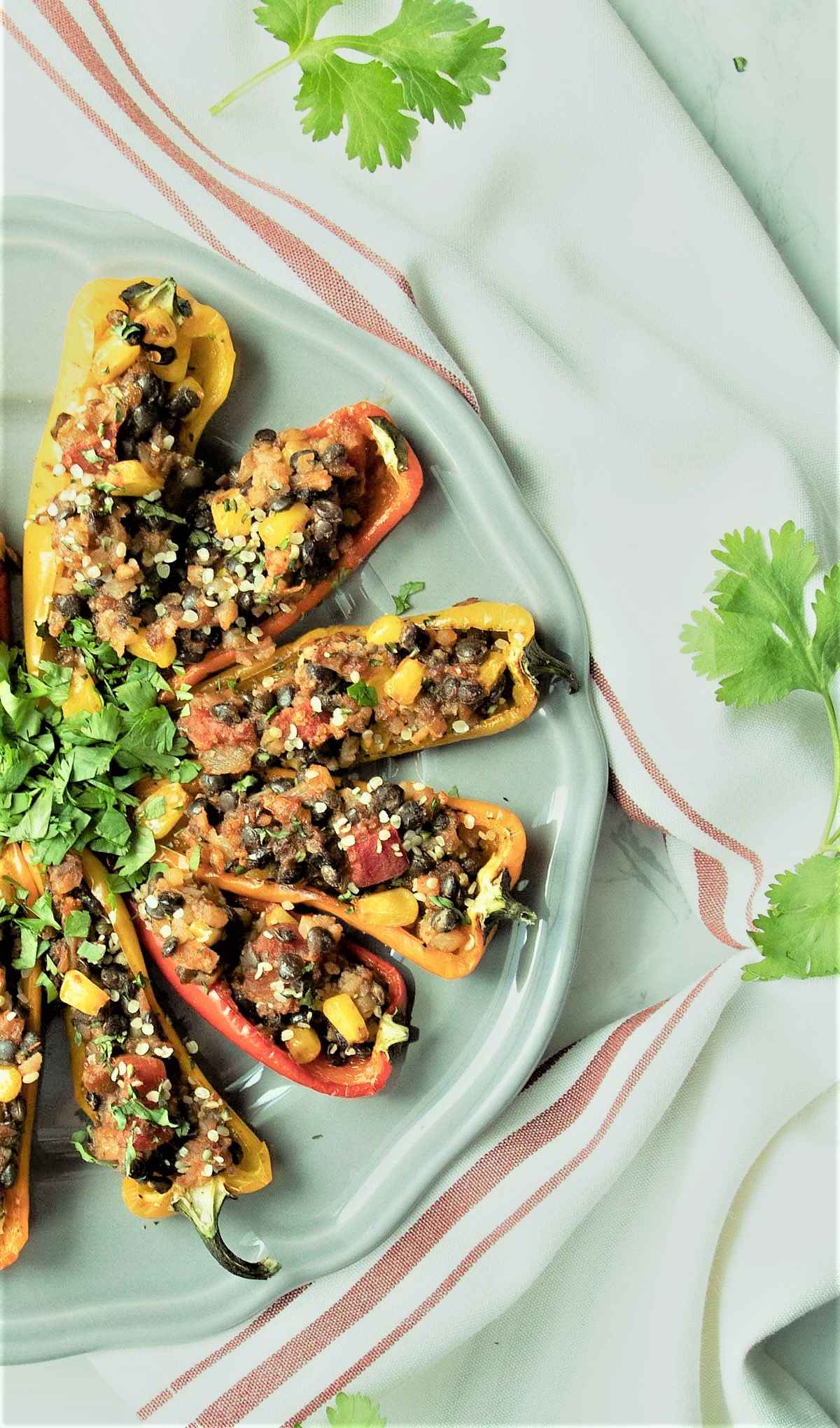 Crumble Stuffed Peppers – Brunch Folks